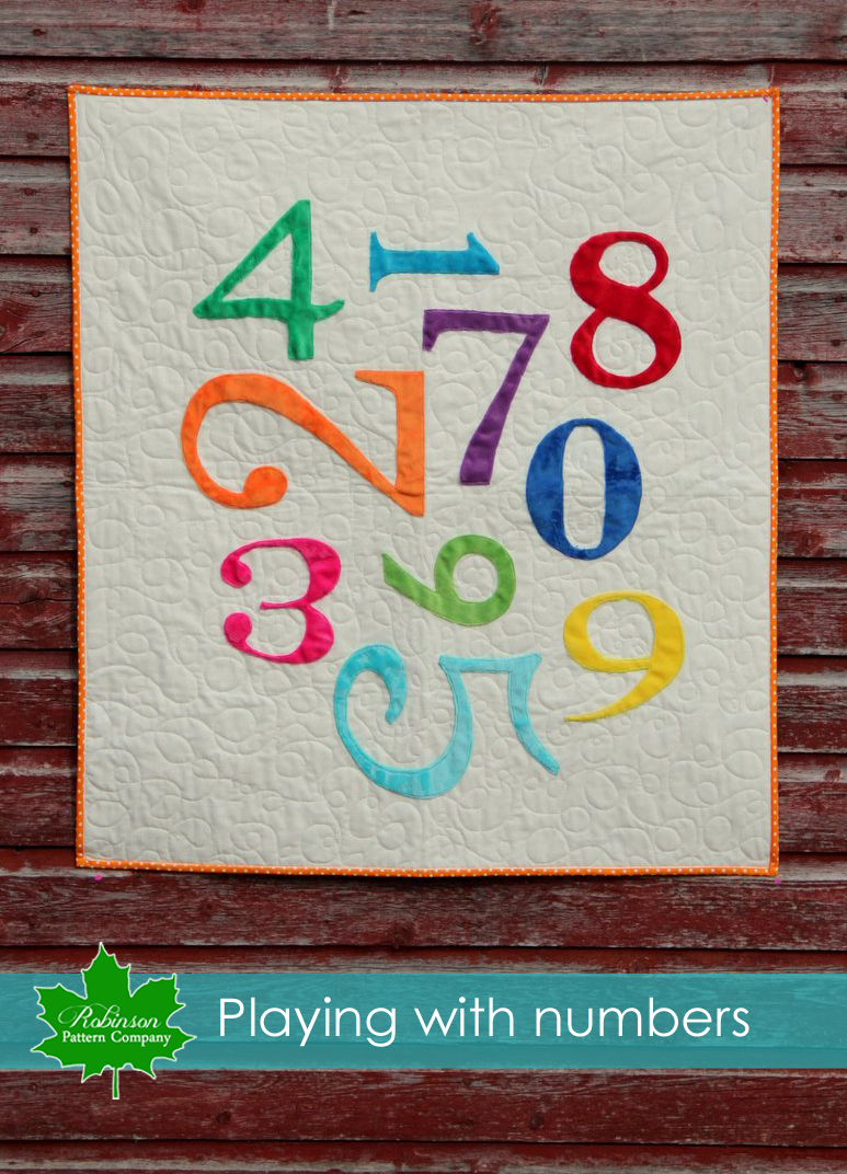 Playing with Numbers Quilt Pattern - Printed Instructions – Robinson ...